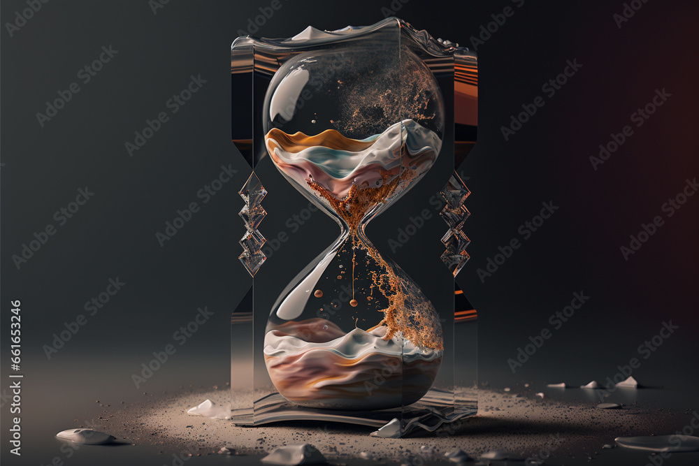 Time. An irreversible current flowing in only one direction, from past ...