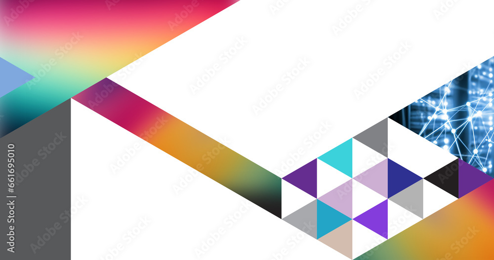 Ultra modern design collage style abstract background with copy space ...