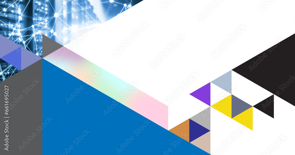 Ultra modern design collage style abstract background with copy space ...