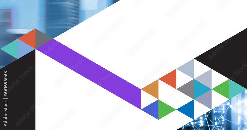 Ultra modern design collage style abstract background with copy space ...