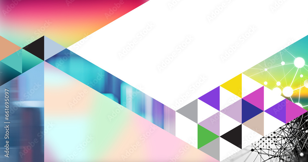 Ultra modern design collage style abstract background with copy space ...