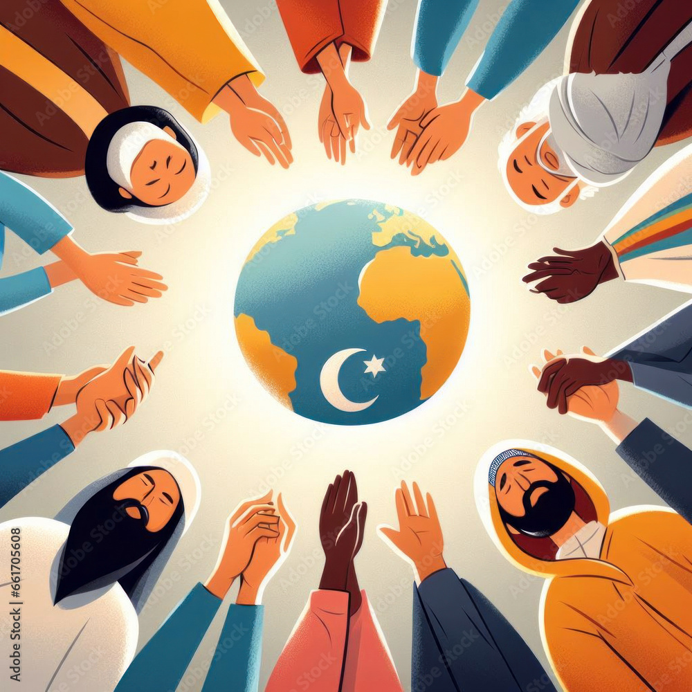 People from diverse religious backgrounds engage in interfaith dialogue ...
