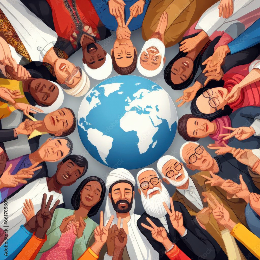 People from diverse religious backgrounds engage in interfaith dialogue ...