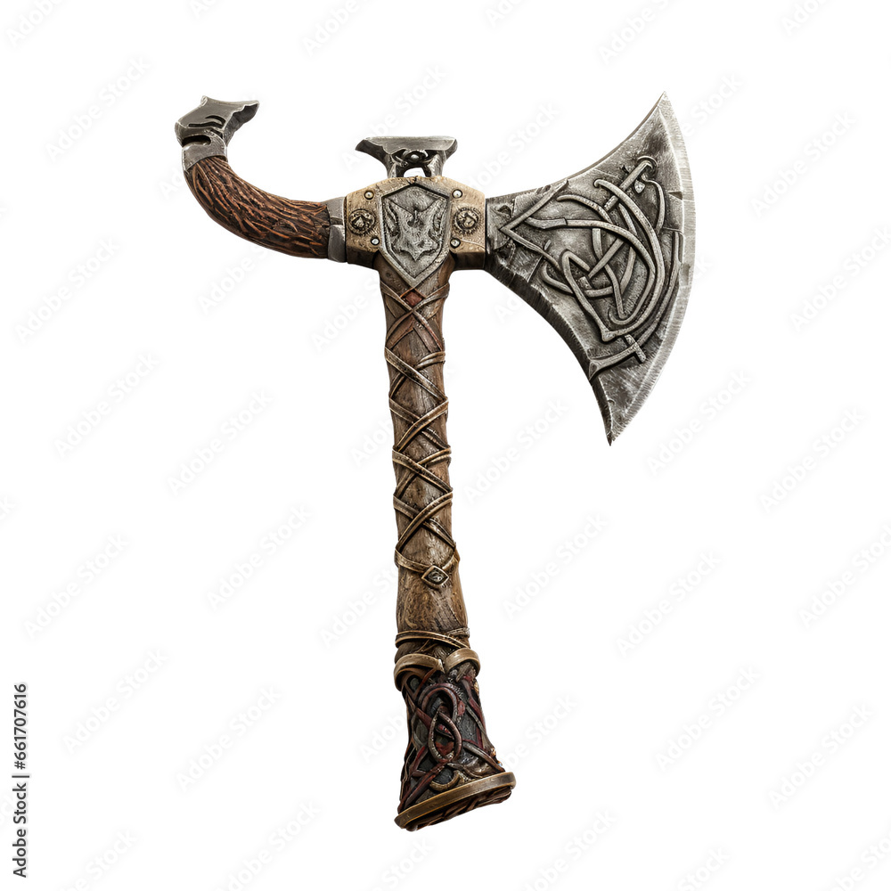 Viking Axe Medieval Axe Melee Weapon Ancient Axe Cold Weapon No ...
