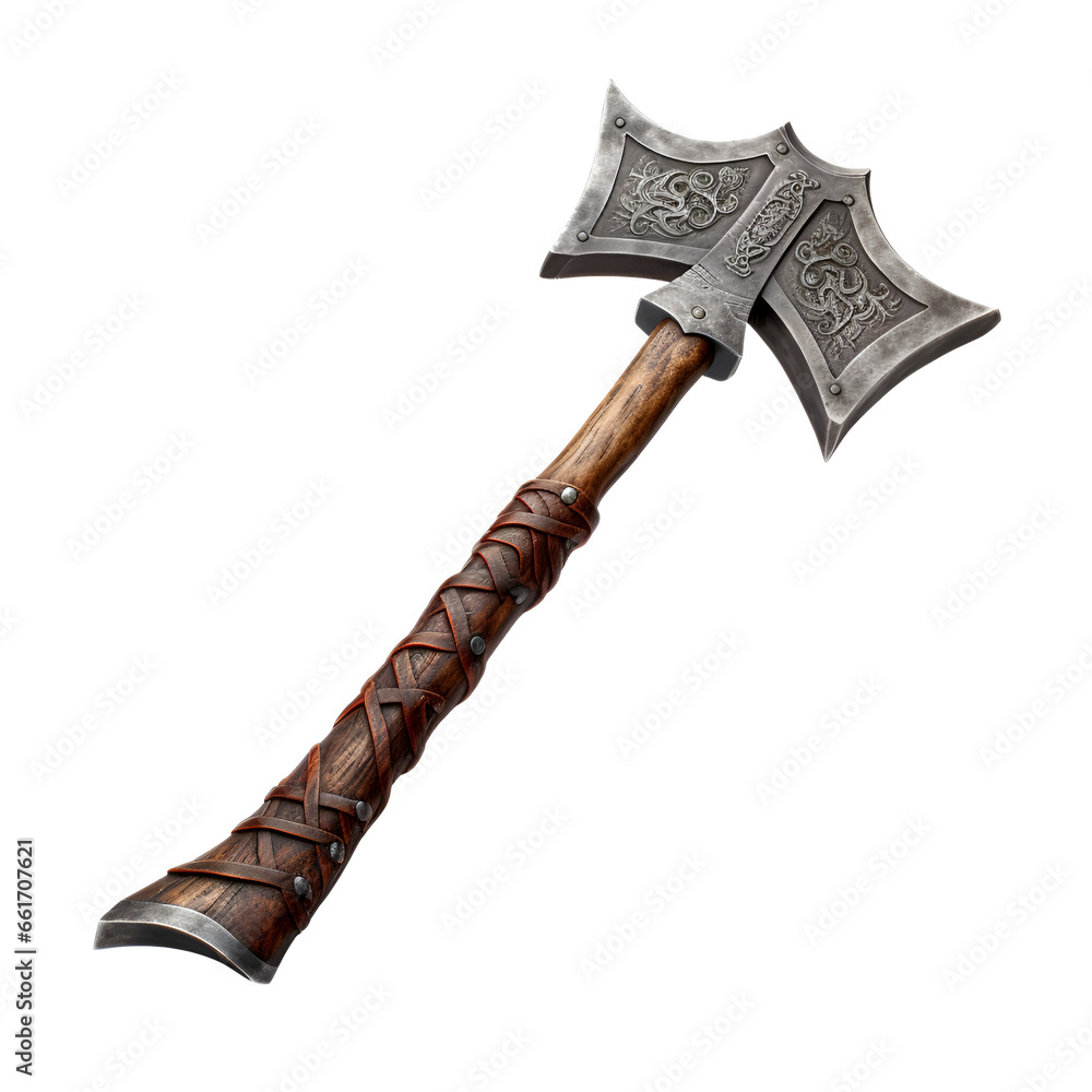 Viking Axe Medieval Axe Melee Weapon Ancient Axe Cold Weapon No ...