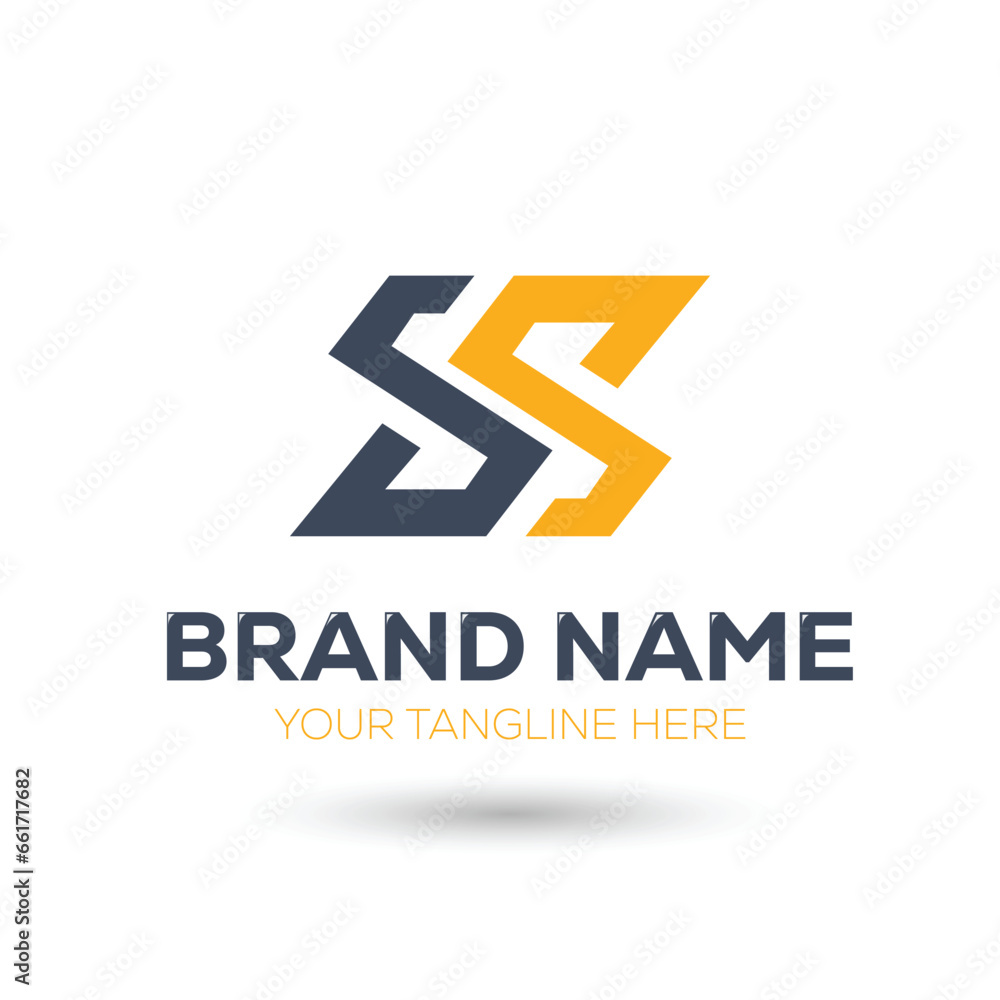 the beautiful letter SS infinity monogram in incredibly luxury and ...