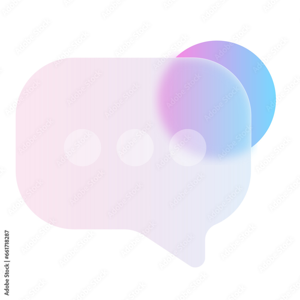 Message Glassmorphism UI Icon Sign and Symbol Design Illustrator Png ...