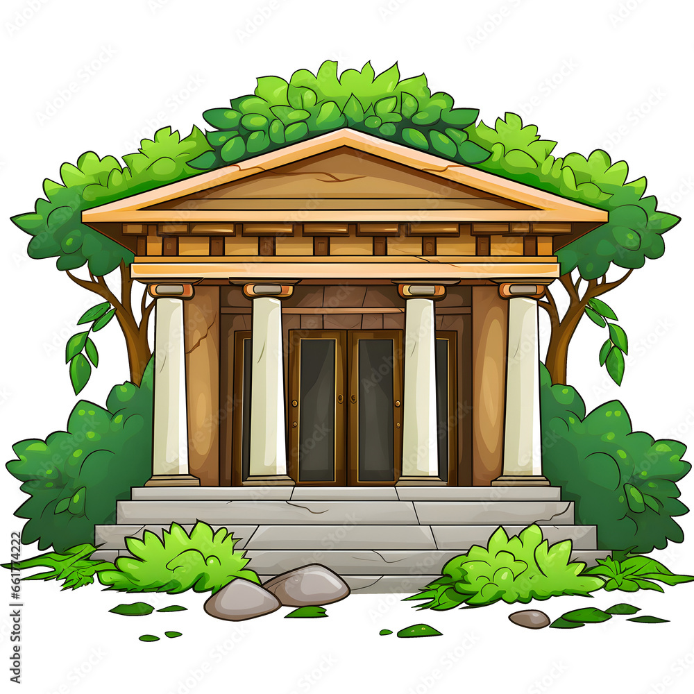 cartoon clipart of Temple, building clipart, architecture clipart ...
