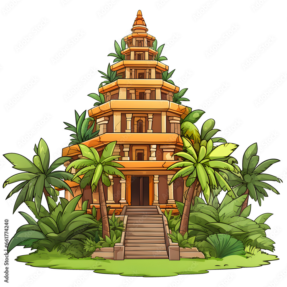 cartoon clipart of Temple, building clipart, architecture clipart ...