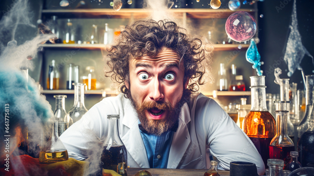 Unforeseen Results: Disappointed Scientist with Failed Experiment ...