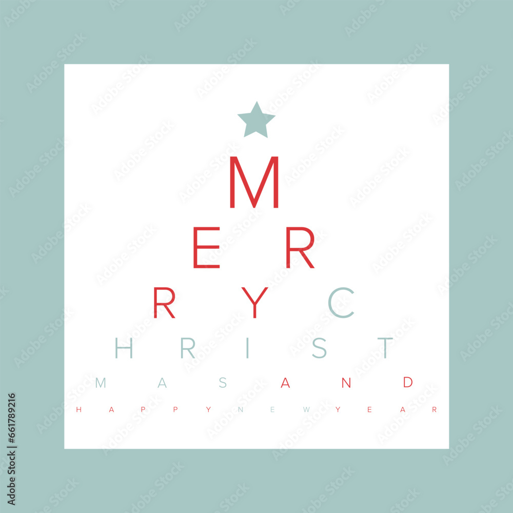 Minimalist Holiday Aesthetics. Vector Christmas Card Inspired by ...