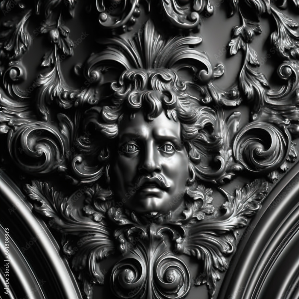 Ferocious demons in silver. Perfect for fantasy, high fantasy, book ...