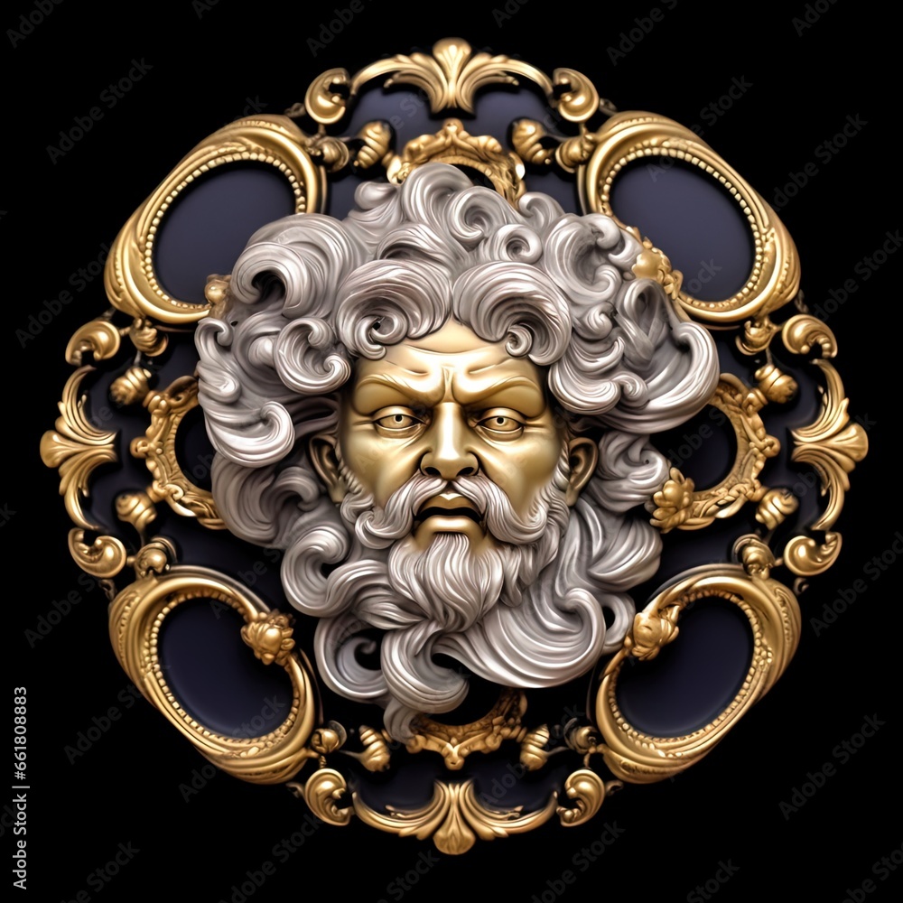 Ferocious demons in silver. Perfect for fantasy, high fantasy, book ...