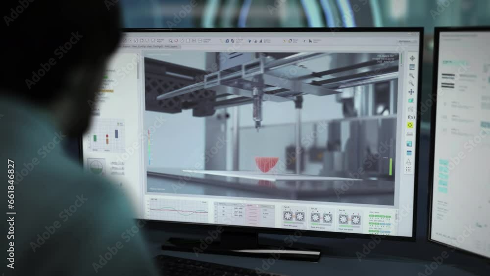 Future medical technology building a replica of the human heart organ ...