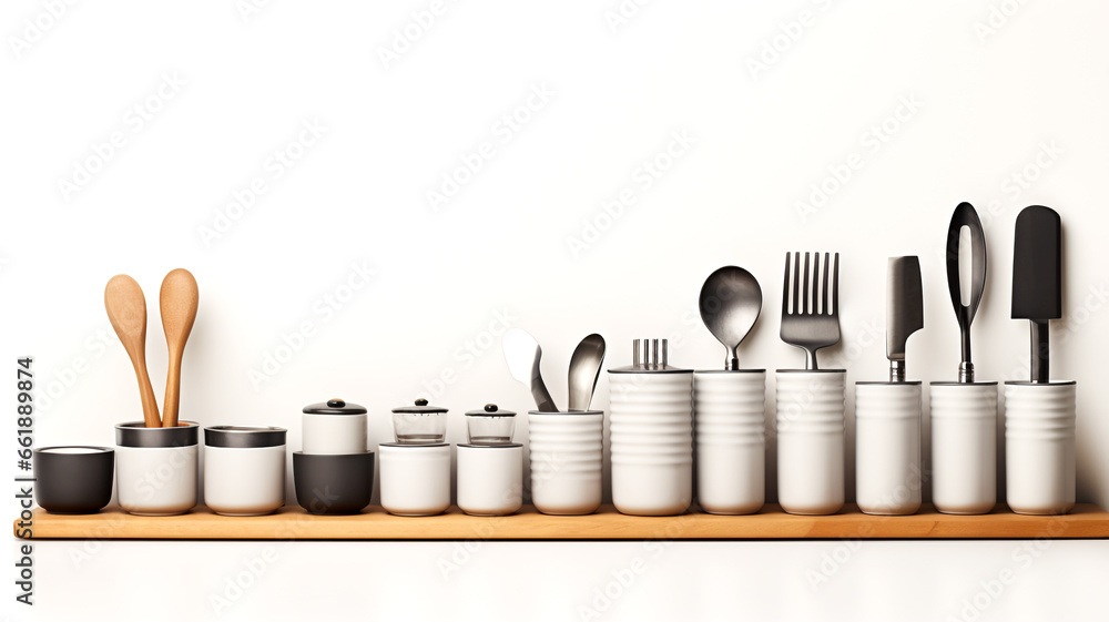 Explore a sophisticated array of modern kitchen tools and culinary gear ...