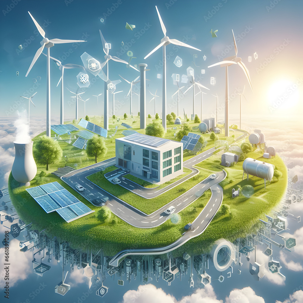 A highly realistic depiction of the future energy landscape ...