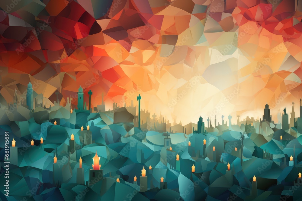 Abstract background for remembering the Palestinian victims in the ...