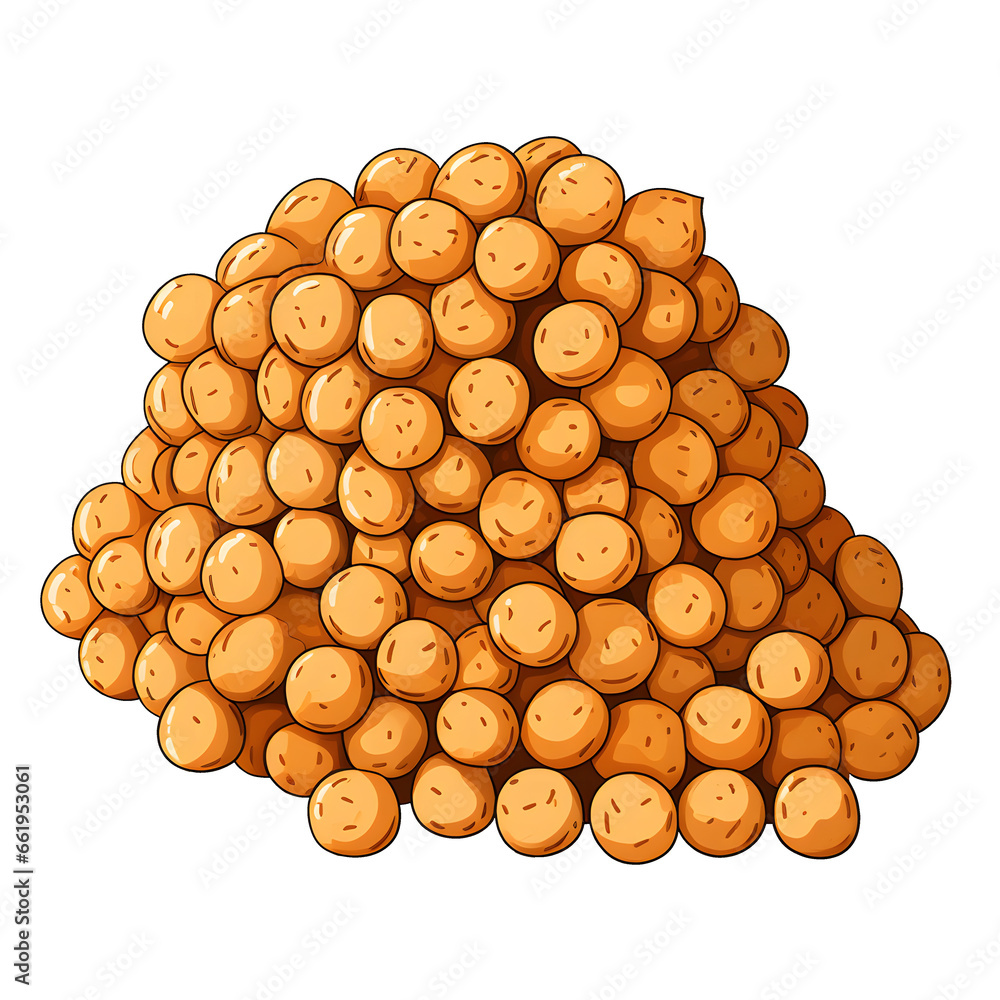 cartoon clipart of Chickpeas (Garbanzo Beans), food clipart, vegetables ...