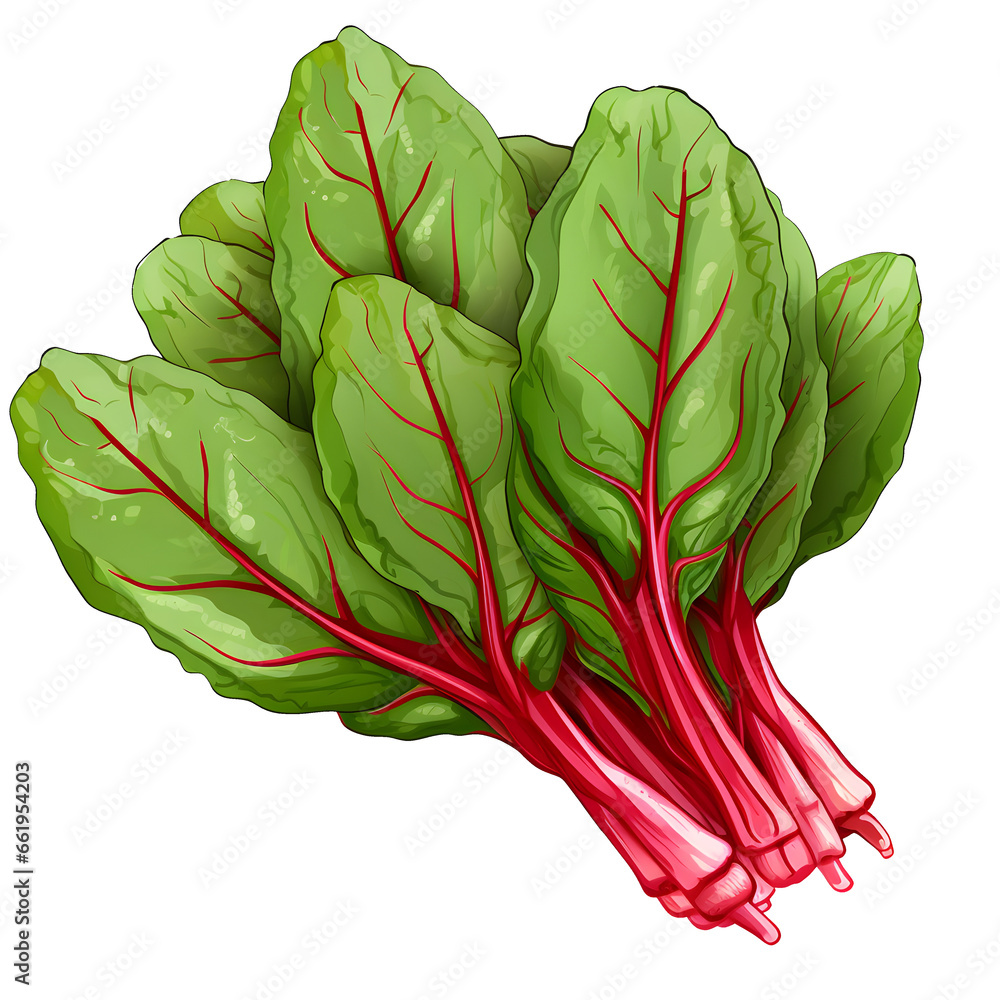 cartoon clipart of Sorrel, food clipart, vegetables clipart ...