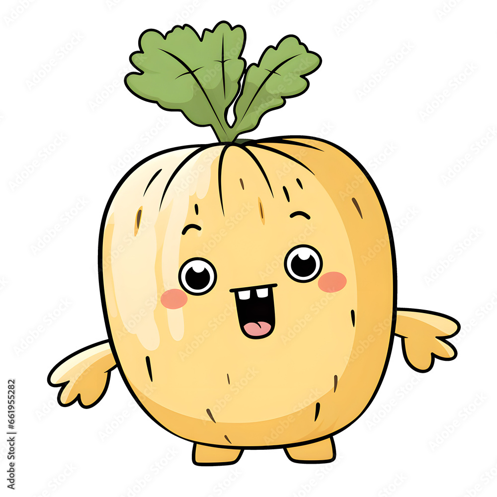 cartoon clipart of Rutabaga, food clipart, vegetables clipart ...