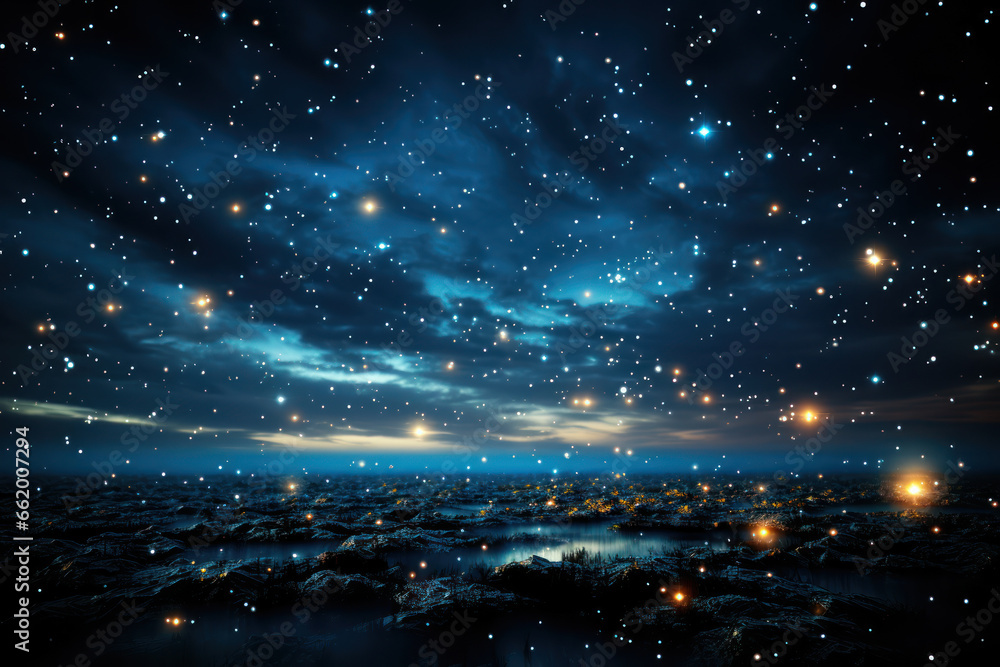 Midnight Sky Art Night Sky Astronomy Universe Galaxy Milky Way Stars