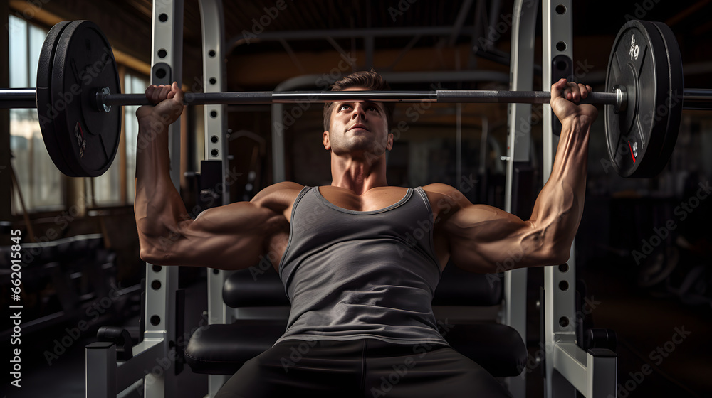 Gym Guy Training Man at the Gym with Gym Outfit. Man Training with ...