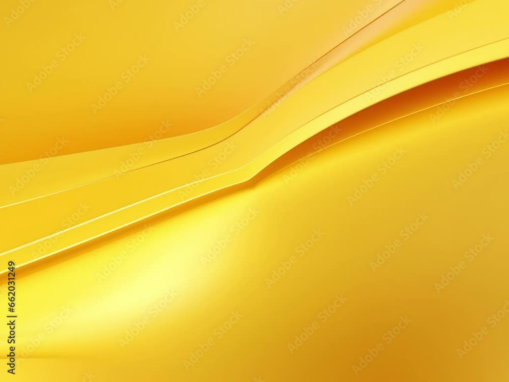 Waves yellow gradient abstract background. 4k moving animation concept ...
