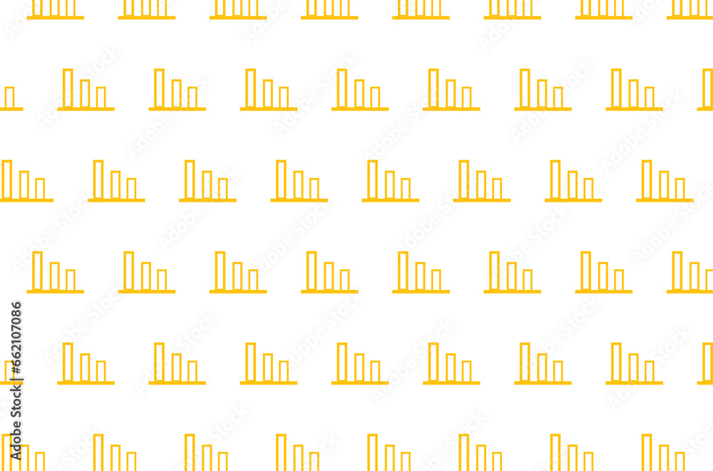Digital png illustration of yellow diagrams pattern on transparent ...