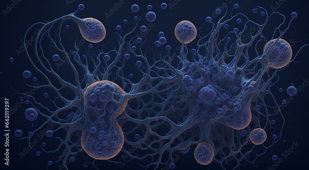 A hauntingly beautiful rendering of cancer cells multiplying and ...