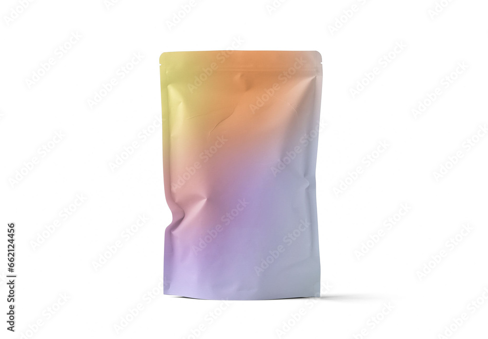 Mockup of customizable paper zip lock pouch with customizable ...