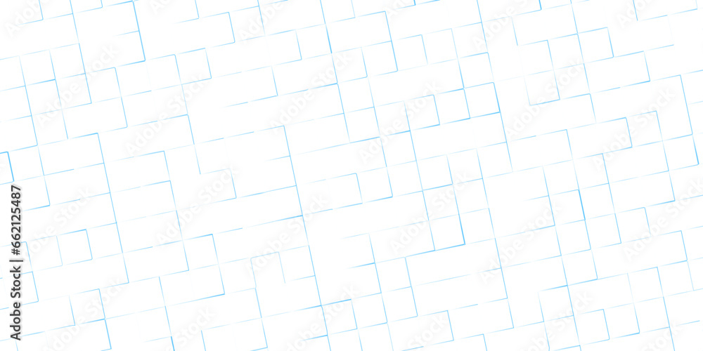 White background white and blue gradient square boxes with angular ...