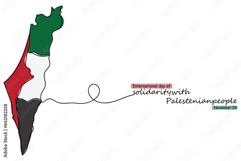 International day of solidarity with Palestinian people. Palestine will ...