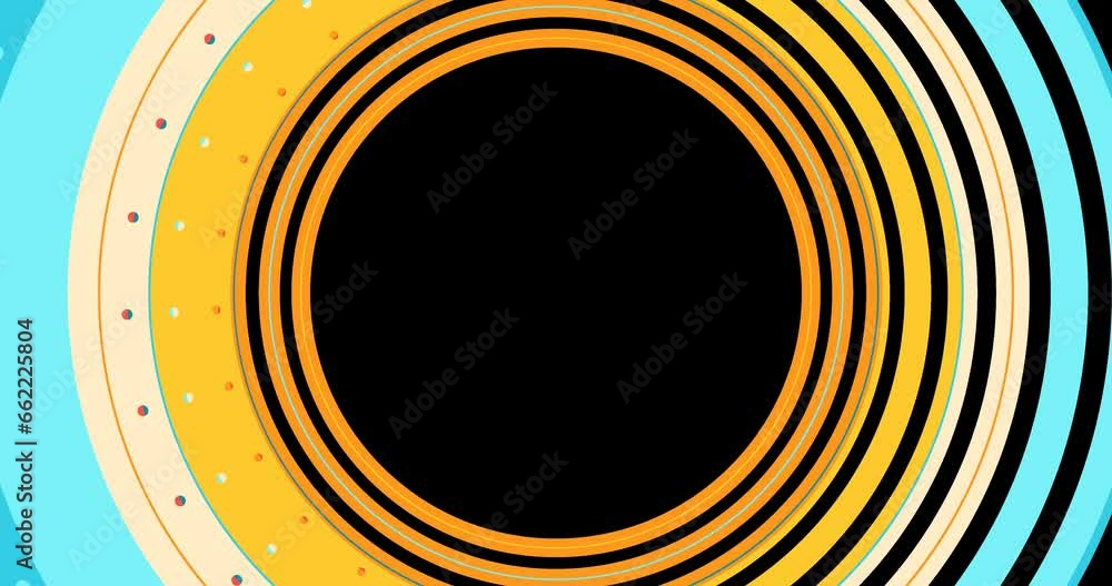 4k retro color background for throwback designs. Seamless looping on ...