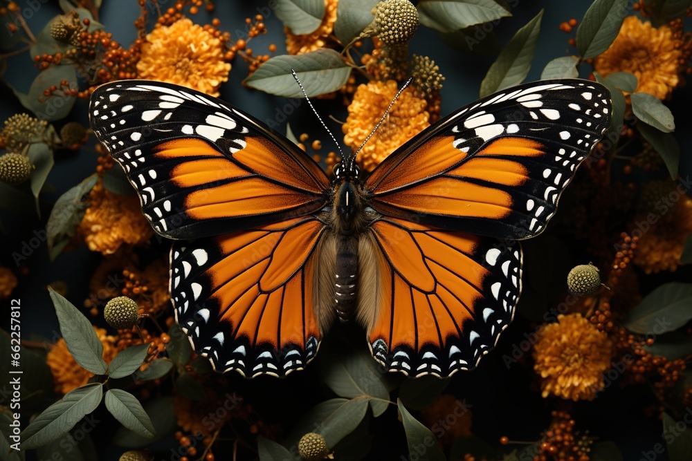 A breathtaking macro photograph capturing the intricate patterns and ...