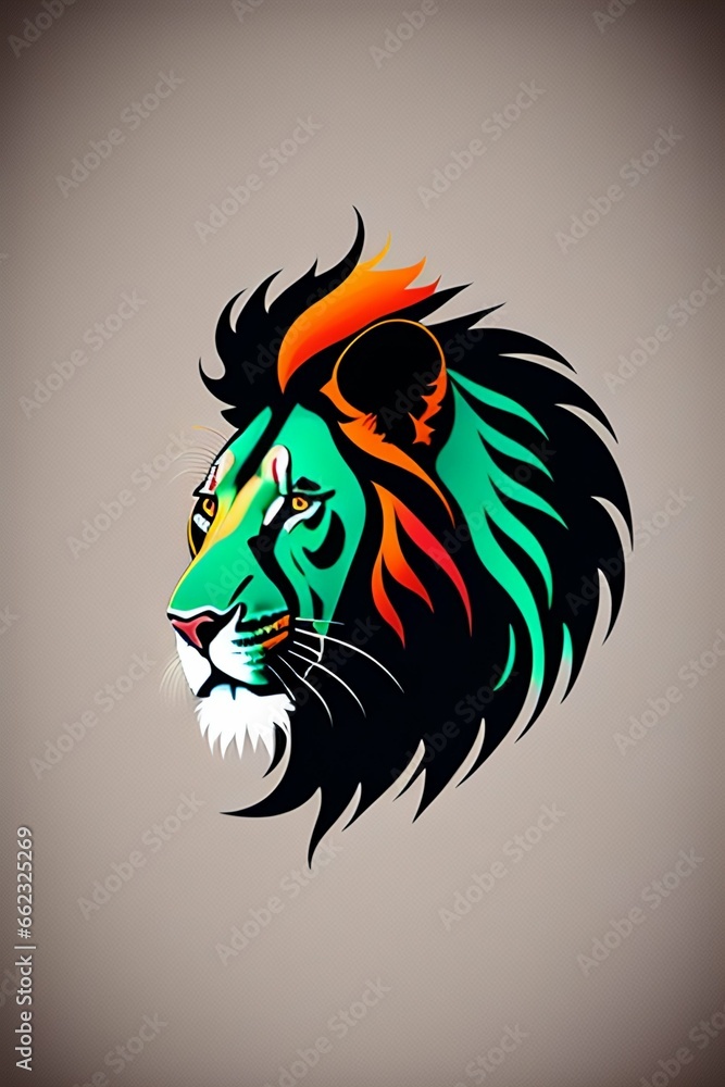 Lion King Logo Vector Hd Images, Colorful Lion,Colorful lions Head Logo ...