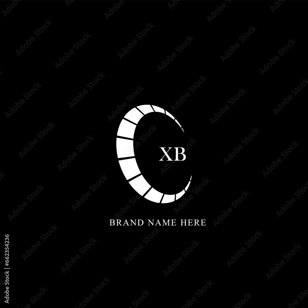 XB logo. X B design. White XB letter. XB, X B letter logo design ...