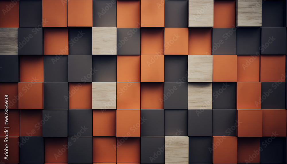 Cubic wooden texture, wood cube background, checkered wooden texture ...