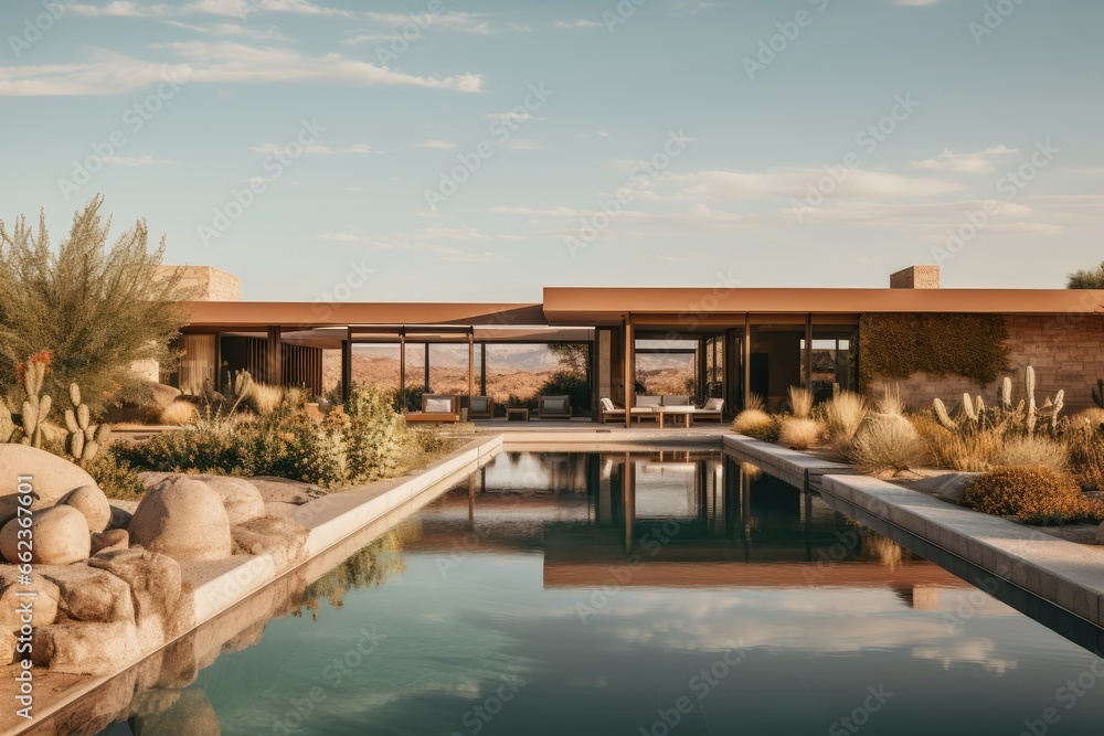 Desert Modernism - Architectural design emphasizing open spaces and ...