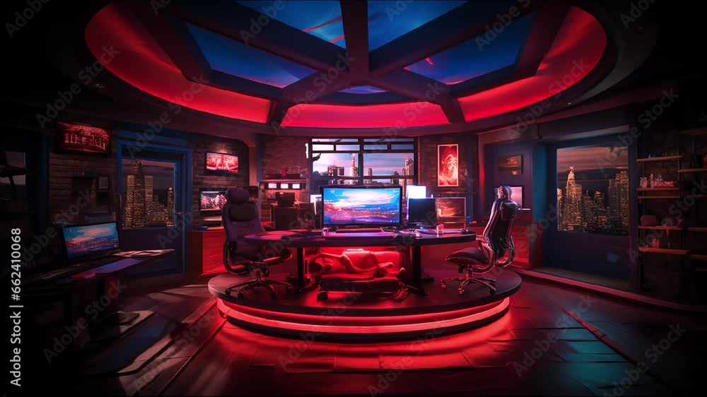 "tep into the virtual world with this sports desk background featuring ...