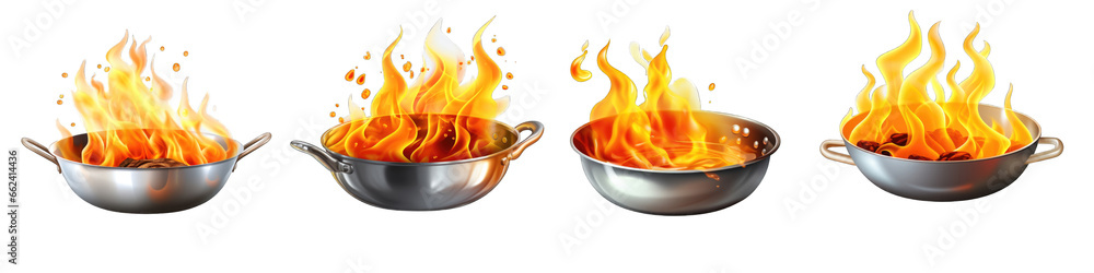 Cooking Flames clipart collection, vector, icons isolated on ...