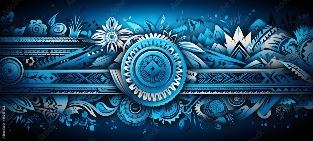 Colorful african abstract art shapes on pastel background. Ethnical ...