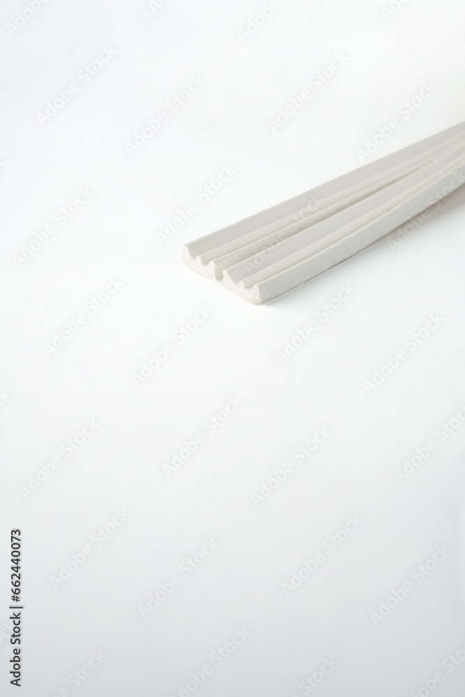 Insulation for windows or doors. rubber band on the window. Insulating ...