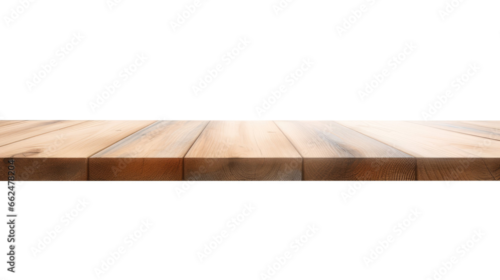 Empty wooden table clipart for design for display product isolated on ...