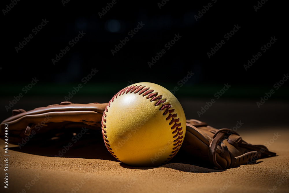 Softball Baseball. team sport with a ball, Fast pitch, Slow pitch, An ...