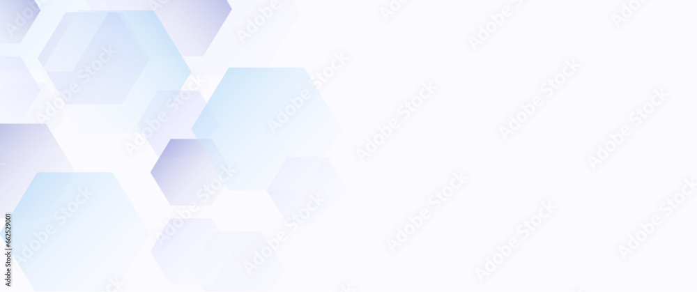 abstract transparent hexagon geometric shape with low opacity, modern ...