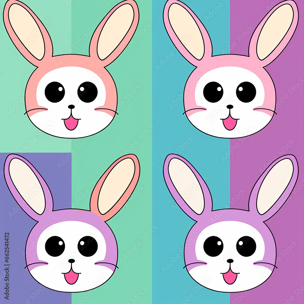 Loppy Lane An enchanting seamless pattern, adorned with an array of ...