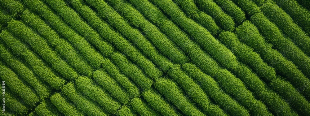 Tea field green plantation agriculture background top leaf farm ...