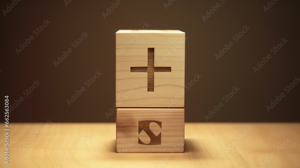 Concepts of gender equality. Hand flip wooden cube with symbol unequal ...