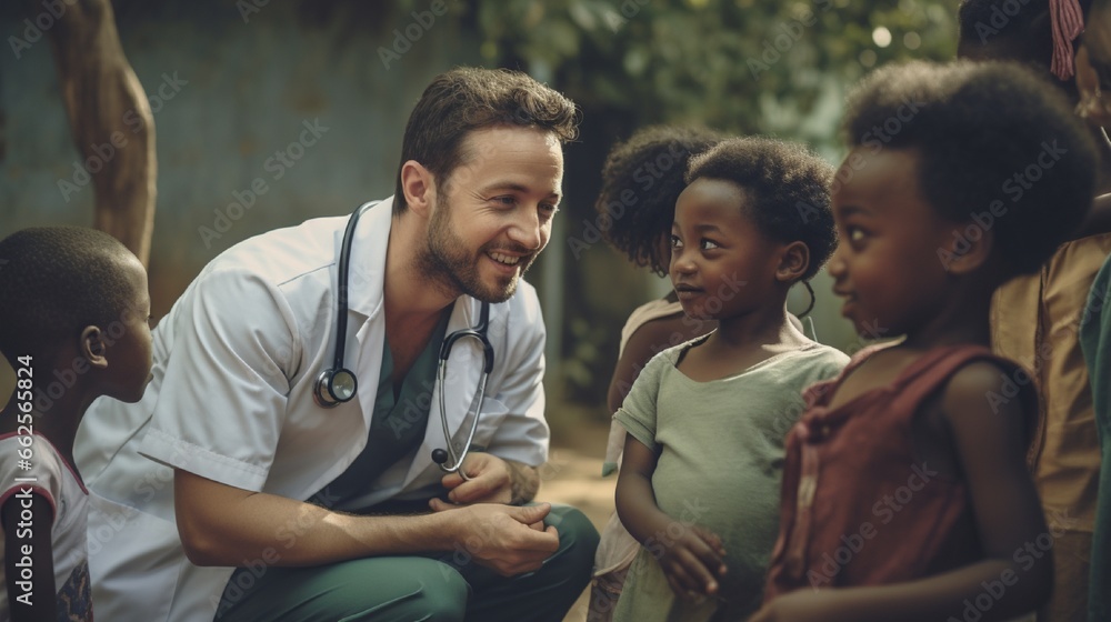 Every kid should have a good start in life. picture of a volunteer ...