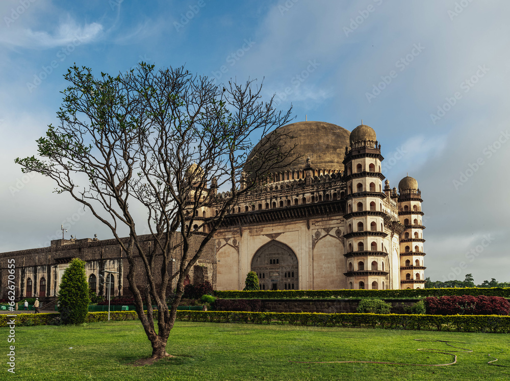 Gol Gumbaz is a 17th century mausoleum located in Bijapur, India. The ...
